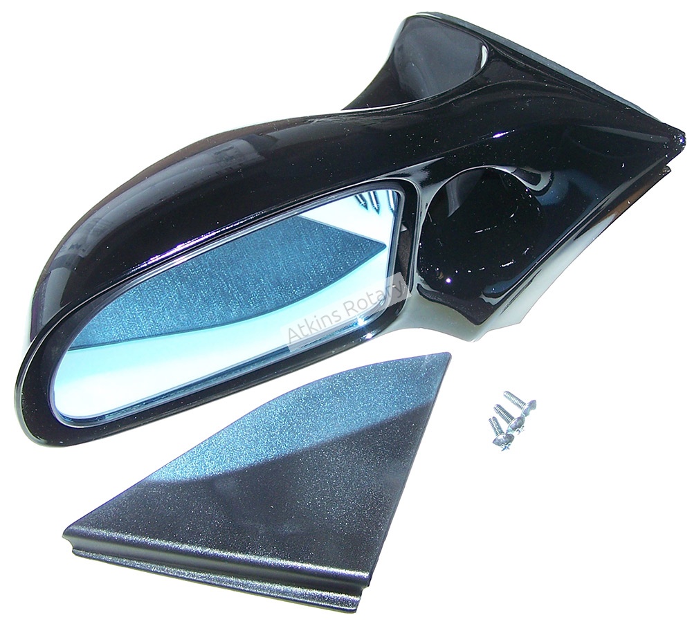 89-91 Rx7 Turbo Left Side View Black Mirror (FC01-69-170-PZ) - NLA