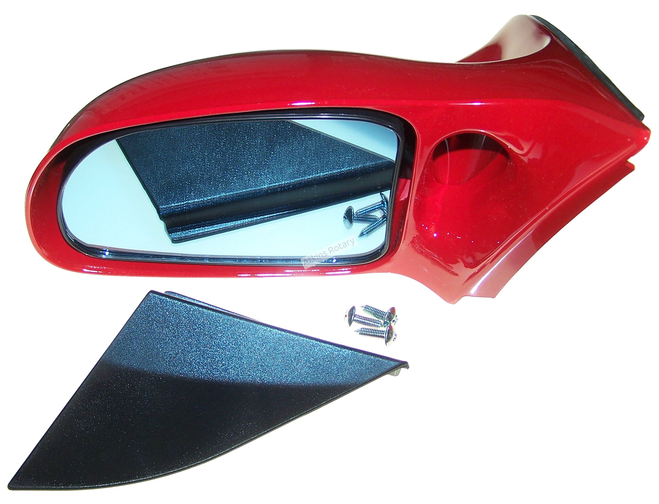 89-91 Rx7 Turbo Left Side View Red Mirror (FC01-69-170-SQ)